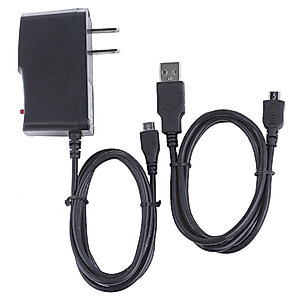 MaxLLTo® AC/DC Power Charger Adapter +USB Cord for Fujifilm Finepix XP70 XP71 XP75 Camera