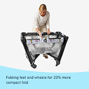 Graco Pack n Play Portable Playard, Reign with Compact Fold and Mesh Storage
