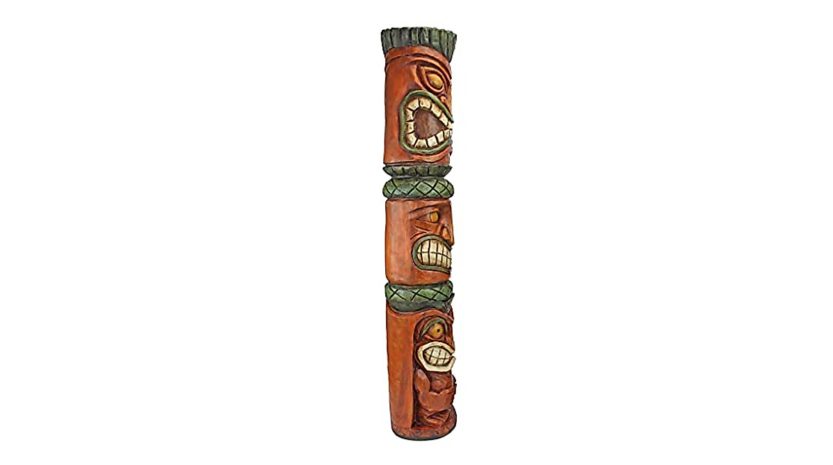 Aloha Hawaii Tiki Moai Haku Pani Sculpture - Design Toscano