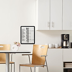 Quartet In/Out Board, 11" x 14", DuraMax Porcelain, In and Out Board, Classic Gray, Black Frame (750), Gray/White, 11 x 14 Inches (Tracks 18 Names)