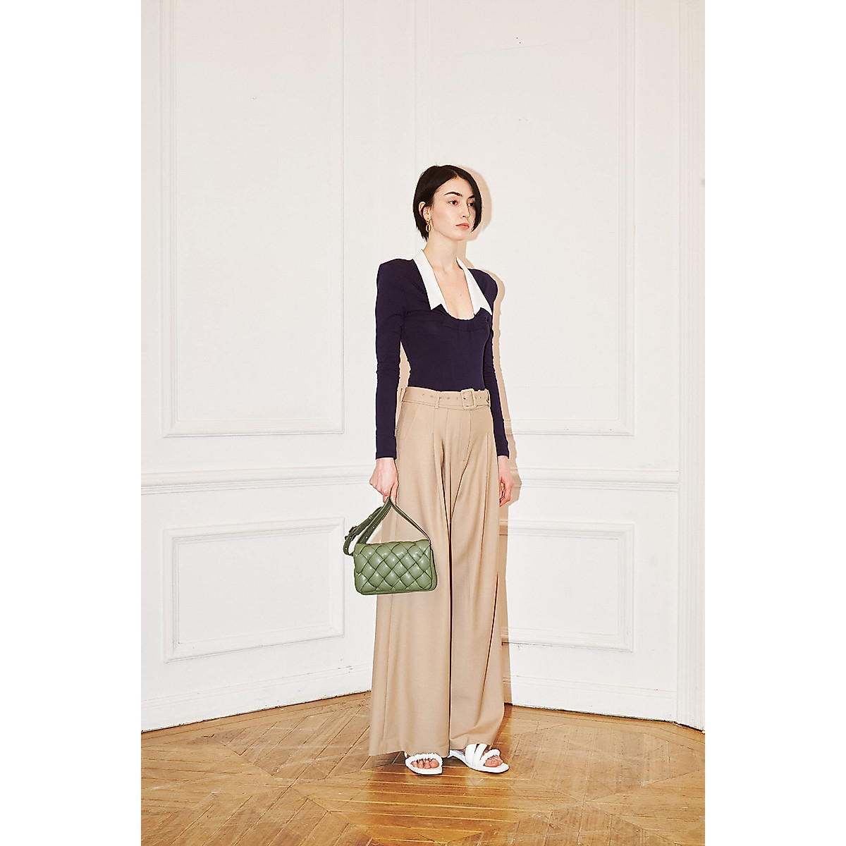 JW PEI Maze Bags Women Crossbody (Sage Green)