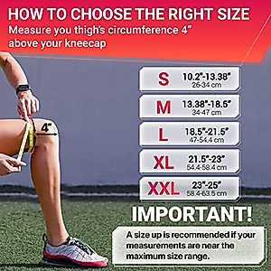 DR. BRACE ELITE Knee Brace with Side Stabilizers & Patella Gel Pads for Maximum Knee Pain Support and fast recovery for men and women-Please Check How To Size Video (Sunrise, Medium)
