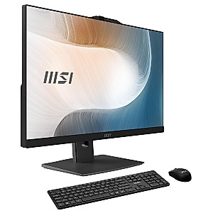 MSI Modern AM242TP AIO Desktop, 23.8" FHD Touchscreen, Intel Core i7-1165G7, 16GB Memory (Dual-CHL), 512GB SSD, WiFi 6, BT 5.1, FHD Webcam, Black, Windows 11 Home (11M-872US)