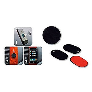 Magnetic Cell Phone Holder By EasyHold - For All Phone Sizes, Apple Or Android - Easy Install On Any Surface Including Desk, Wall, Or Car Dashboard