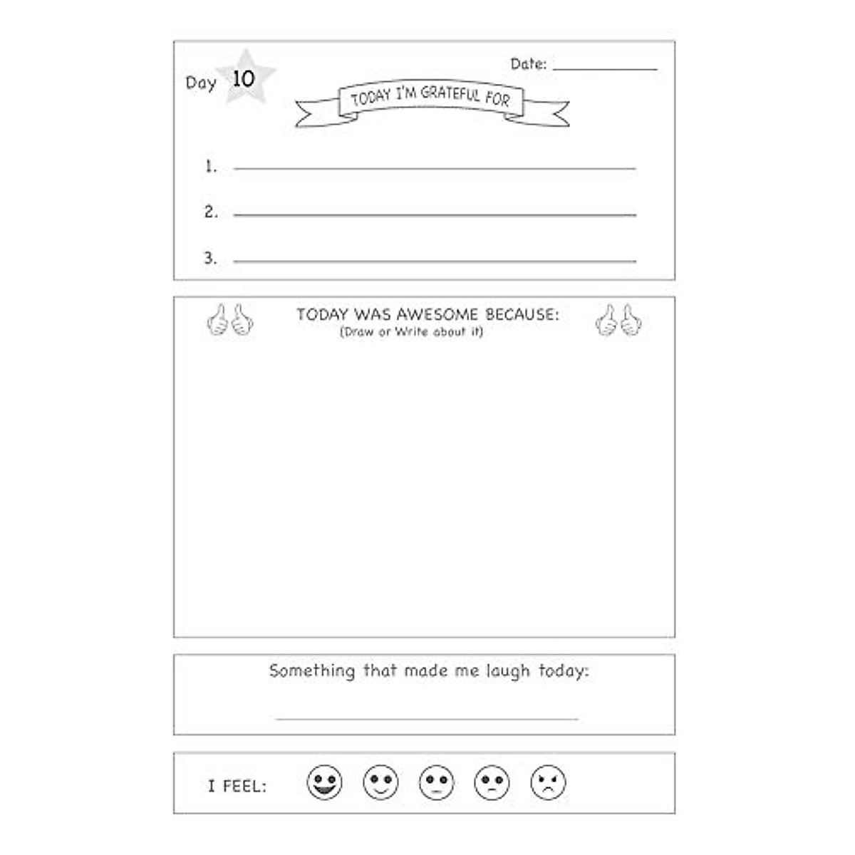 Gratitude Journal for Kids: A 90 Day gratitude journal with daily writing prompts to help kids practice gratitude and mindfulness in under 3 to 5 minutes a day