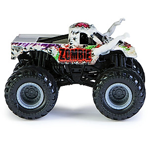 Monster Jam 2022 Spin Master 1:64 Diecast Truck with Bonus Accessory: World Finals Zombie