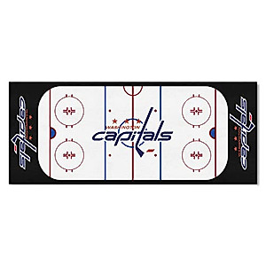 FANMATS 10565 Washington Capitals Rink Runner - 30in. x 72in. - "Capitals" Logo