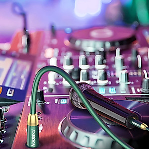 XLR Cable 25ft, NUOSIYA XLR Microphone Cable, XLR Male to Female Balanced Cable Gold Plated 3Pin, XLR to XLR Cable 22AWG Copper Wire, XLR Mic Audio Patch Cord, XLR Speaker Cable for Mixer, DMX, Record