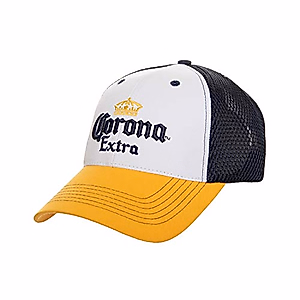 Calhoun Officially Licensed Corona Tri-Color Trucker Hat Multicolored