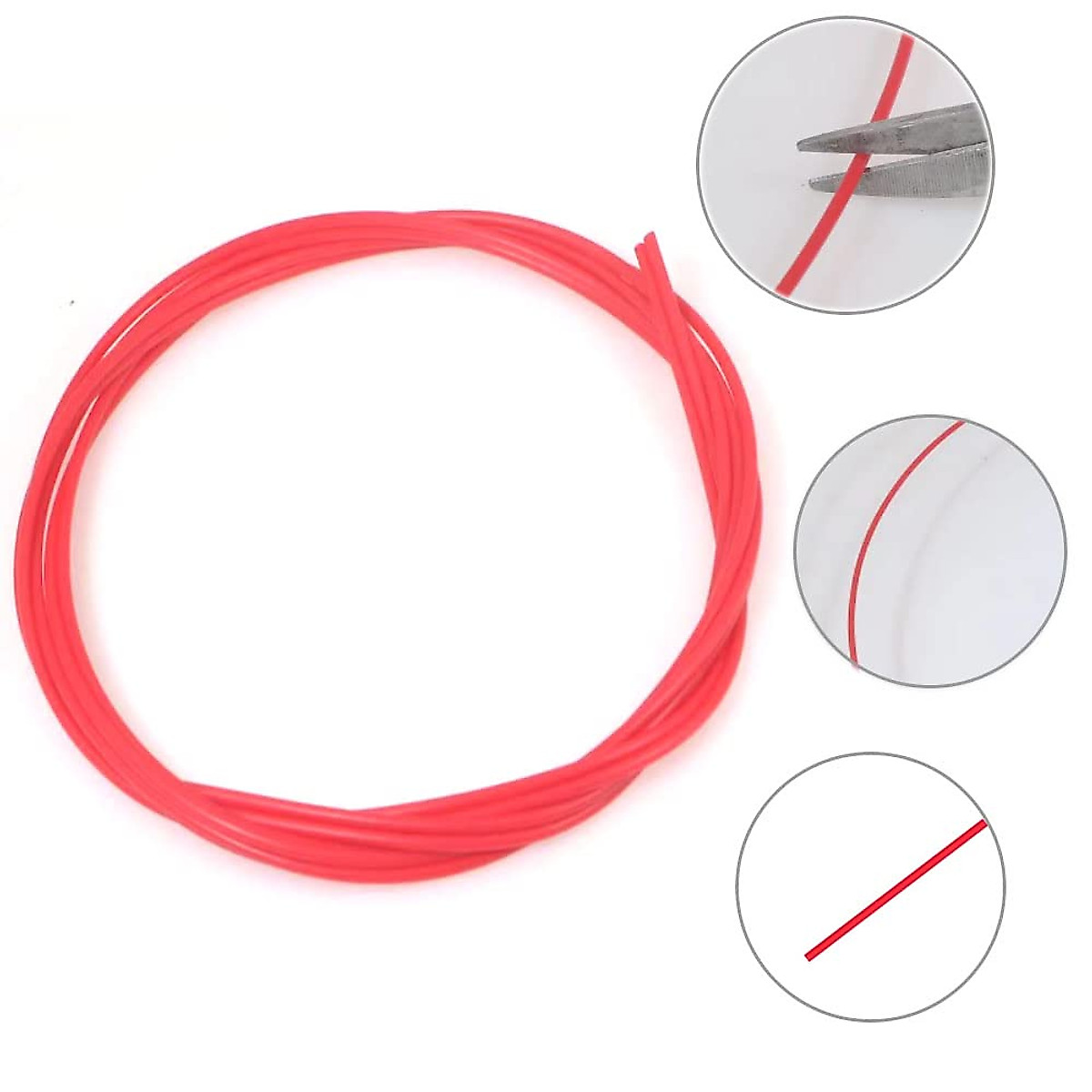 Spray Can Replacement Straws, Replacement Spray Can Extension Straw,Red Plastic Extension Straws,50Inches. (10-Count)