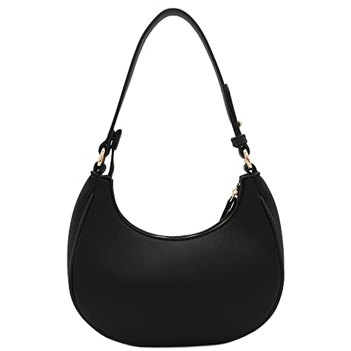 Small Crescent Shoulder Bag Under the Arm Purse (Black)