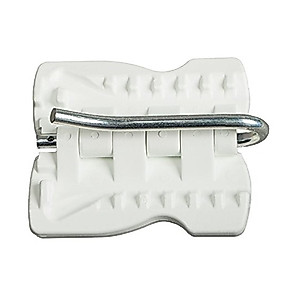 The Original Fat Ivan Fold Up Doorstop Wedge with Magnet White (Pack of 2)