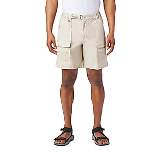 Columbia Men's Half Moon Iii Short, Fossil, 5X x 8