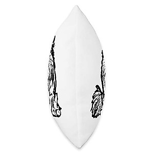 Long Haired Chihuahua Gifts & Tees Chihuahua Long Hair Dog Lover Black for Women Men Throw Pillow, 16x16, Multicolor