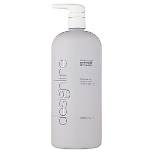 DESIGNLINE Super Silver Conditioner - Regis Restores Moisture to Boost Color Brilliance for Blonde, Grey, and White Hair and Strengthens, Detangles, and Improves Elasticity (33.8 oz.)