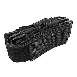 QWORK Fire Extinguisher Holder, 1 Pack Adjustable Roll Bar Fire Extinguisher Holder Mount Bracket for 2.5 to 5 Lbs Extinguisher, Compatible with Most Cars, Black