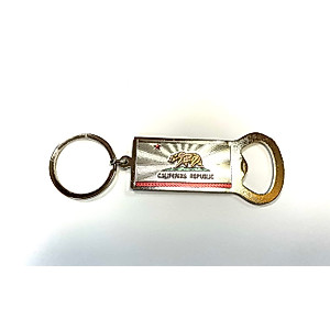 Sureg California Keychain Bottle Opener Set of 6 - California Souvenir Keychains Bundle Pack of 6