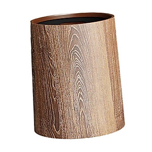 IEUDNS Waste Bin Trash Can Round Rubbish Bin Garbage Basket, Modern Garbage Can, Waste Basket for Office Toilet Bedroom Bathroom, Small