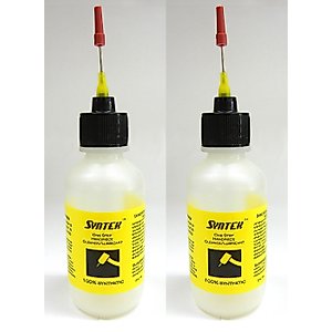 2 Syntek Synthetic Dental Handpiece Cleaner/Lubricant Dropper Bottles