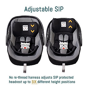 Peg Perego Primo Viaggio 4-35 - Rear Facing Infant Car Seat - for Babies 4 to 35 lbs - Made in Italy - Atmosphere (Grey)