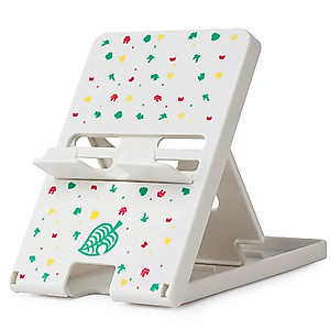 Tscope Switch Stand for Nintendo, for Animal Crossing Switch Holder, Adjustable Switch Lite Compact Portable Foldable Stand for Nintendo Switch OLED Accessories (White)