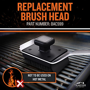 Traeger Pellet Grills BAC537 BBQ Cleaning Brush Accessory
