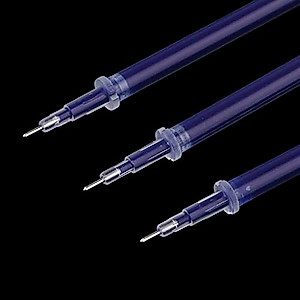 100pcs Gel Pen Refills 0.5mm Ink Gel Pen Refills for Needle Tip Liquid Gel Pen/Rollerball Gel Ink Pen - Needle Tip Blue
