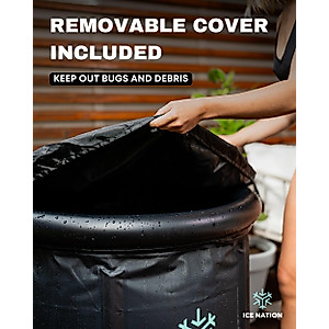 XL Ice Bath Tub, 100 Gallon Cold Plunge Tub, Portable Ice Bath Tub for Athletes, Cold Tub, Ice Tub, Ice Plunge Tub, Icebath