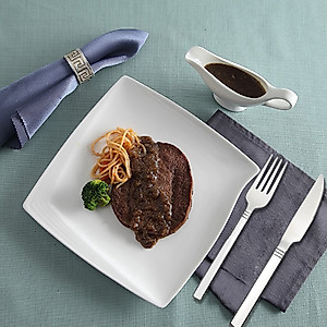 Fiazony 80-Piece Flatware Cutlery Silverware, Stainless Steel, Service for 16