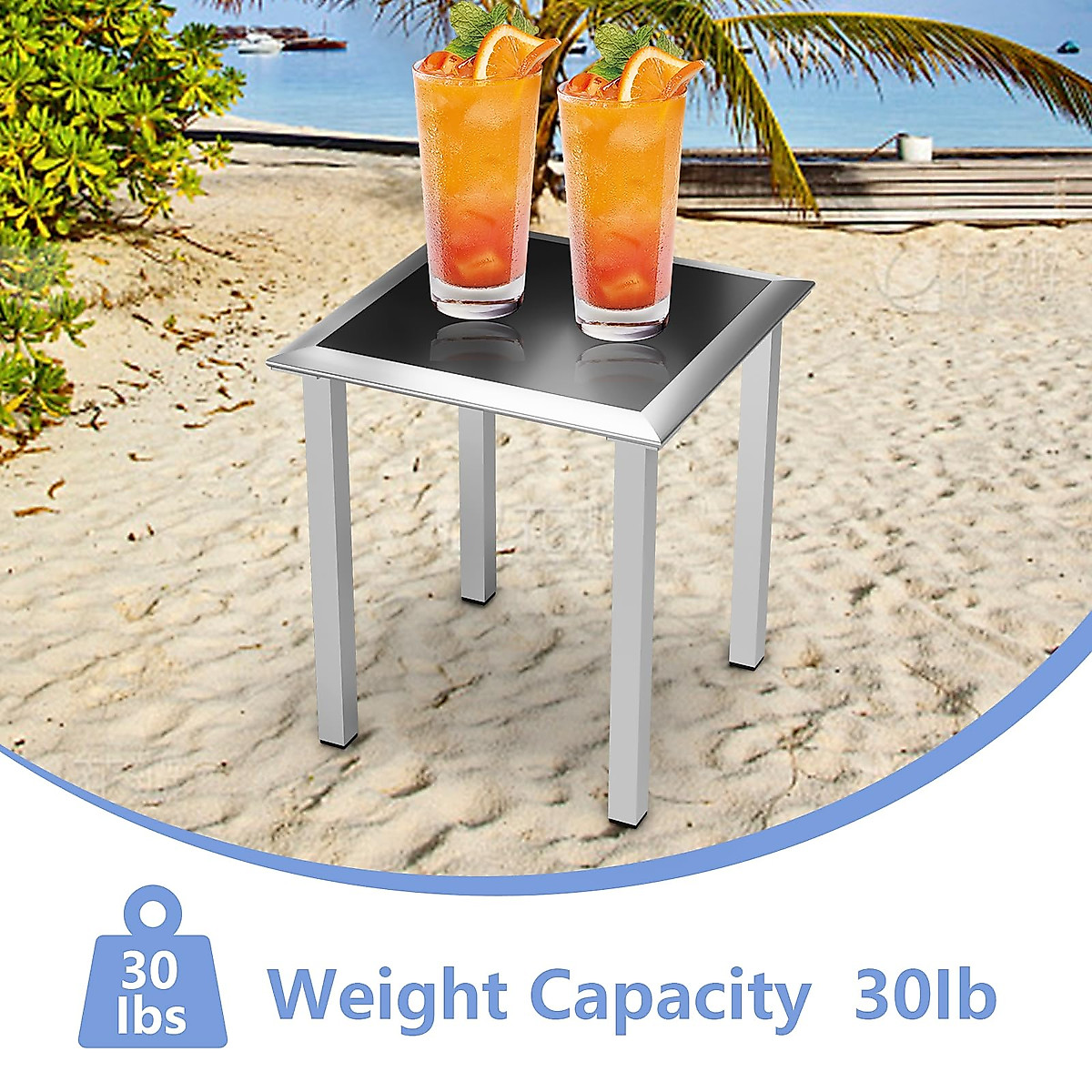 VORTEXTOVE Outdoor Chaise Lounge Chairs Set of 3,Iron Patio Rocking Chair Set, Including Patio Lawn Rockers with Coffee Table and Headrests, Suitable for Yard, Patio, Deck, and Backyard. (Gray)