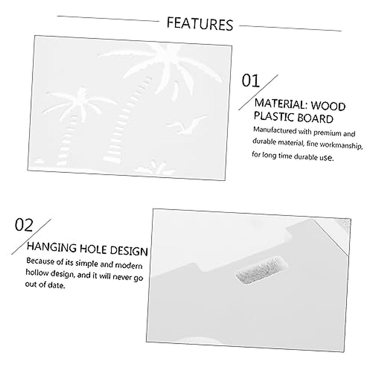 Amosfun 1pc Box STB Stand Router Wall Mount tv with Wall Mount Floating Wall Shelves Floating DVD Shelf Wall Storage Stand Wall-Mounted Rack Television Bracket Hole-Free Frame Ledge WPC