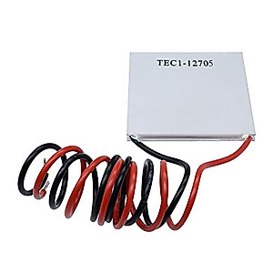 TEC1-12705 12V 50W 40MMX40MM Heatsinks Semiconductor Refrigeration Thermoelectric Cooler Cooling Peltier Plate Module.