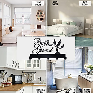 Pentacle Toys Be Our Guest Key Holders, The Beauty and Beast Metal Key Hangers, Disney Home Decor, Guest Room Decor, Door Side Gifts