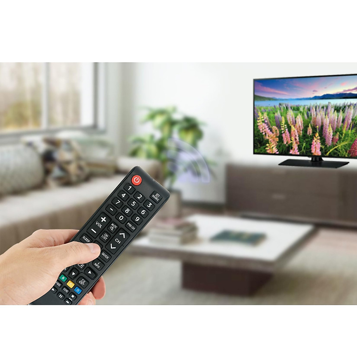 Remote Control Replacement Applicable for Samsung TV UN40NU7100FXZA UN43NU7100FXZA UN50NU7100FXZA UN55NU7100FXZA UN58NU7100FXZA UN65NU7100FXZA UN75NU7100F UN32N5300AFXZA UN55NU6900FXZA UN43NU6900FXZA