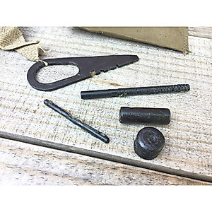 GOTICAL Mosin Nagant 91/30 Cleaning Kit Heavy Duty Vintage Soviet Original Cleaning Rod, Kit with Pouch (Cleaning Kit)