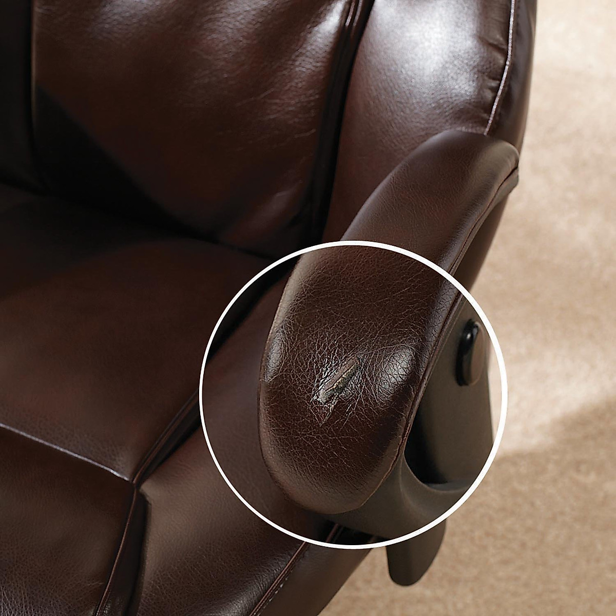 Master Manufacturing Leather Repair Kit — Restor-it No Heat Leather & Vinyl Repair for Furniture Fabric Car Seat Boat Seats Sofa Couch Leather Paint Kit Black Blue Brown Red & 3 More Touch Up Colors