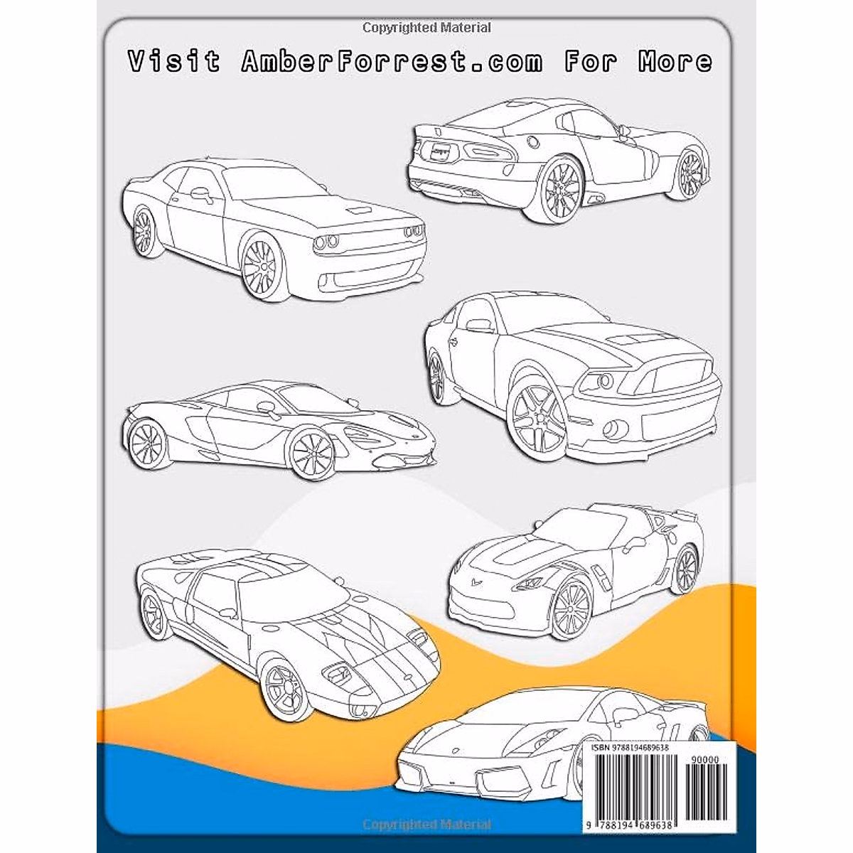 How to Draw Super Cars With Step By Step Illustrations: Master the Art of Drawing 3D Super Cars like Bugatti, Lamborghini, McLaren, Dodge, Ford & Chevrolet (Draw With Amber)
