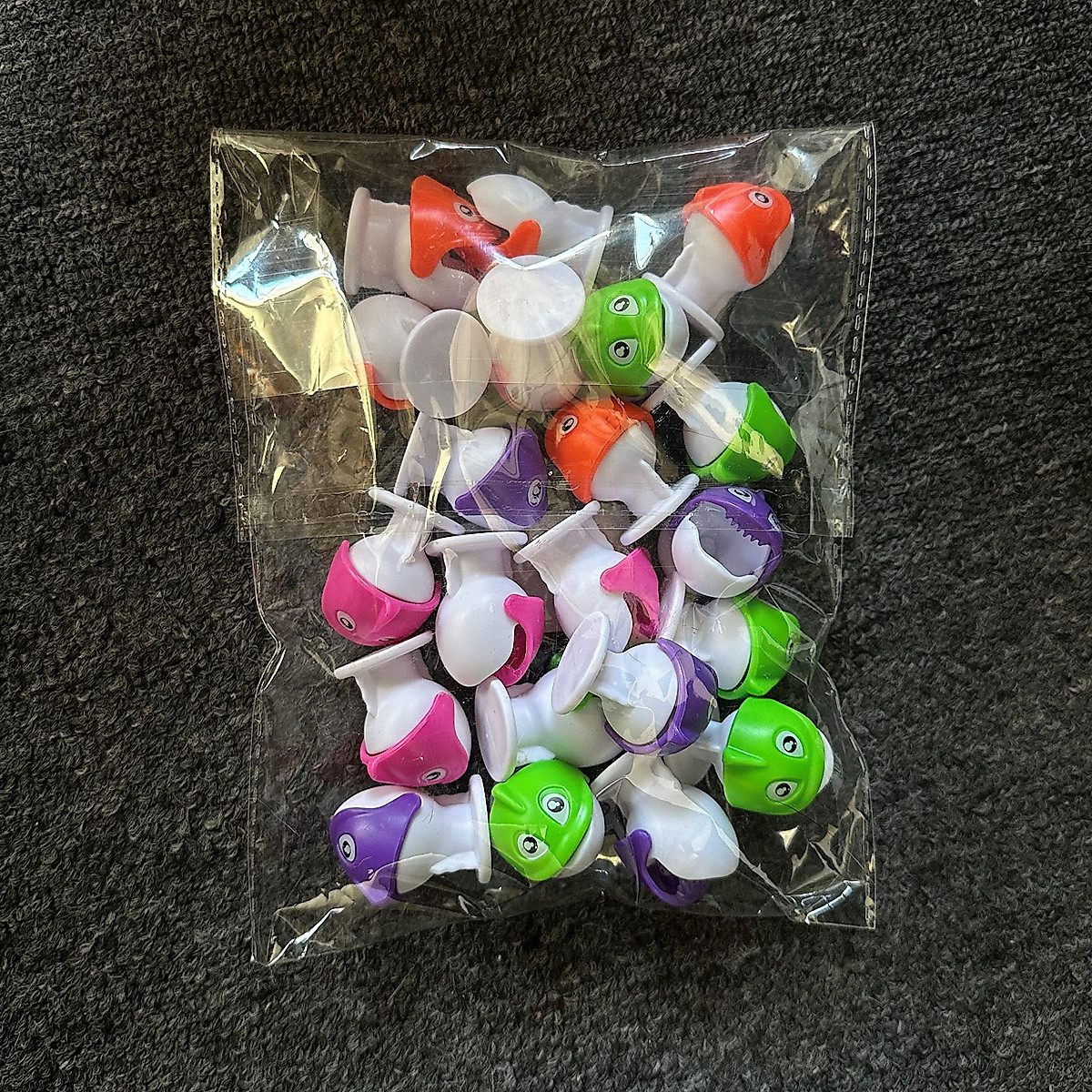 Haktoys Replacement Kit for Fishing Game Board, Non-Magnetic Extra Parts Set - Pack of 21 Fish