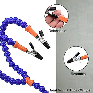 Helping Hands Third Hand Soldering 4 Arms with Adjustable Vise Tabletop-Clamp Base Perfect for Pcb Repair, Jewelry Solder Holder (N-Y4BE-SY9)