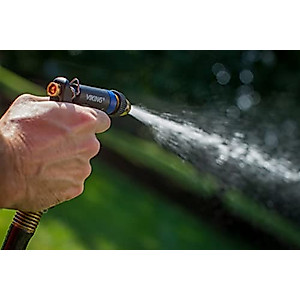 VIKING High Pressure Adjustable Hose Nozzle with Brass Tip for Garden Watering and Car Washing