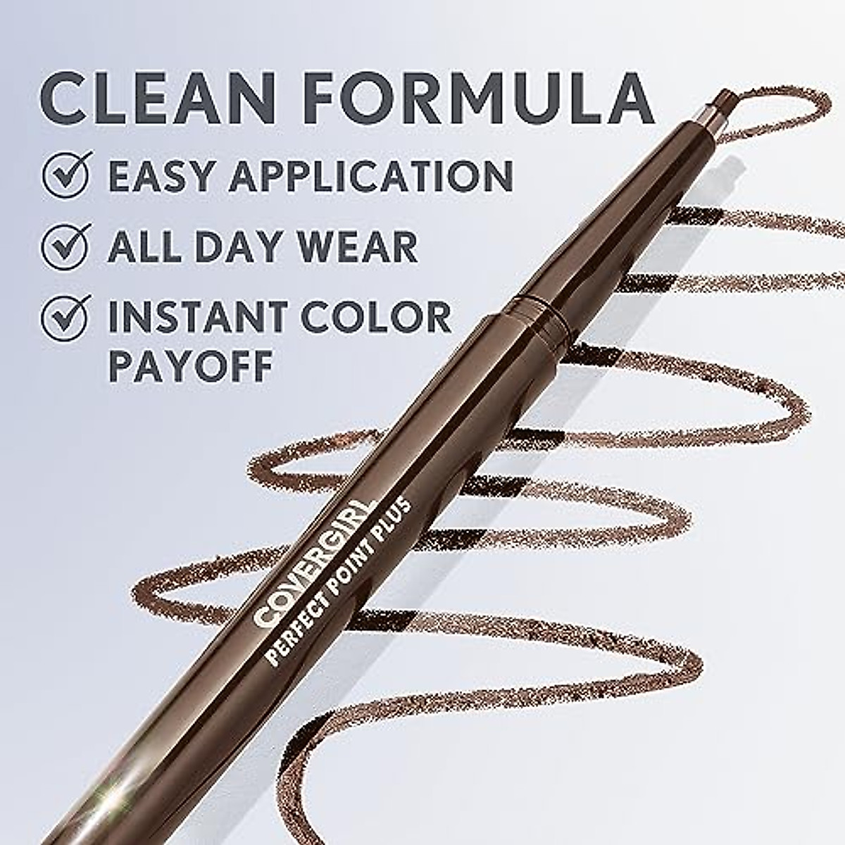 COVERGIRL Queen Collection Perfect Point Plus Eyeliner, Midnight Blue 220, 0.0080 Ounce (packaging may vary)