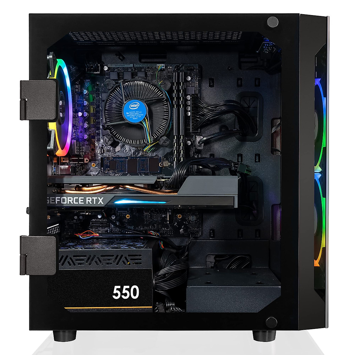 CLX Set Gaming Desktop - Intel Core i7 10700F 2.9GHz 8-Core Processor, 16GB DDR4 Memory, GeForce RTX 3050 8GB GDDR6 Graphics, 500GB SSD, 2TB HDD, WiFi, Windows 11 Home 64-bit