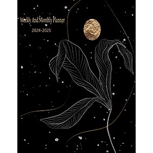 Weekly And Monthly Planner 2024-2025: Planner Notebook 8.5 x 11 Daily Weekly And Monthly Organizers , Monthly Tabs, To Do List , Goals , Notes Pages.