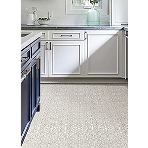 FloorPops Estate Peel & Stick Floor Tiles, Gray