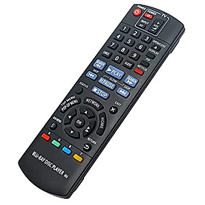 New Panasonic- Replaced Blu-ray Disc DVD Player Remote Ir6 (N2qayb000574 N2qayb000575 N2qayb000883) Fit for Panansonic Dmp-bd75 Dmp-bd755 and All Panasonic Brand Blu-ray DVD Player