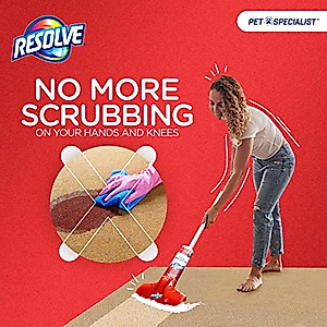 Resolve Pet Specialist Easy Clean Brushing Kit includes Heavy Traffic Foam Carpet Cleaner, 22oz