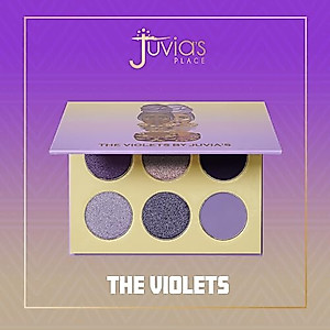 Juvia's Place The Violets Eyeshadow Palette - Professional & Pigmented Eye Makeup, Flawless Finish, Soft & Natural or Complete Glam, Shades of 6