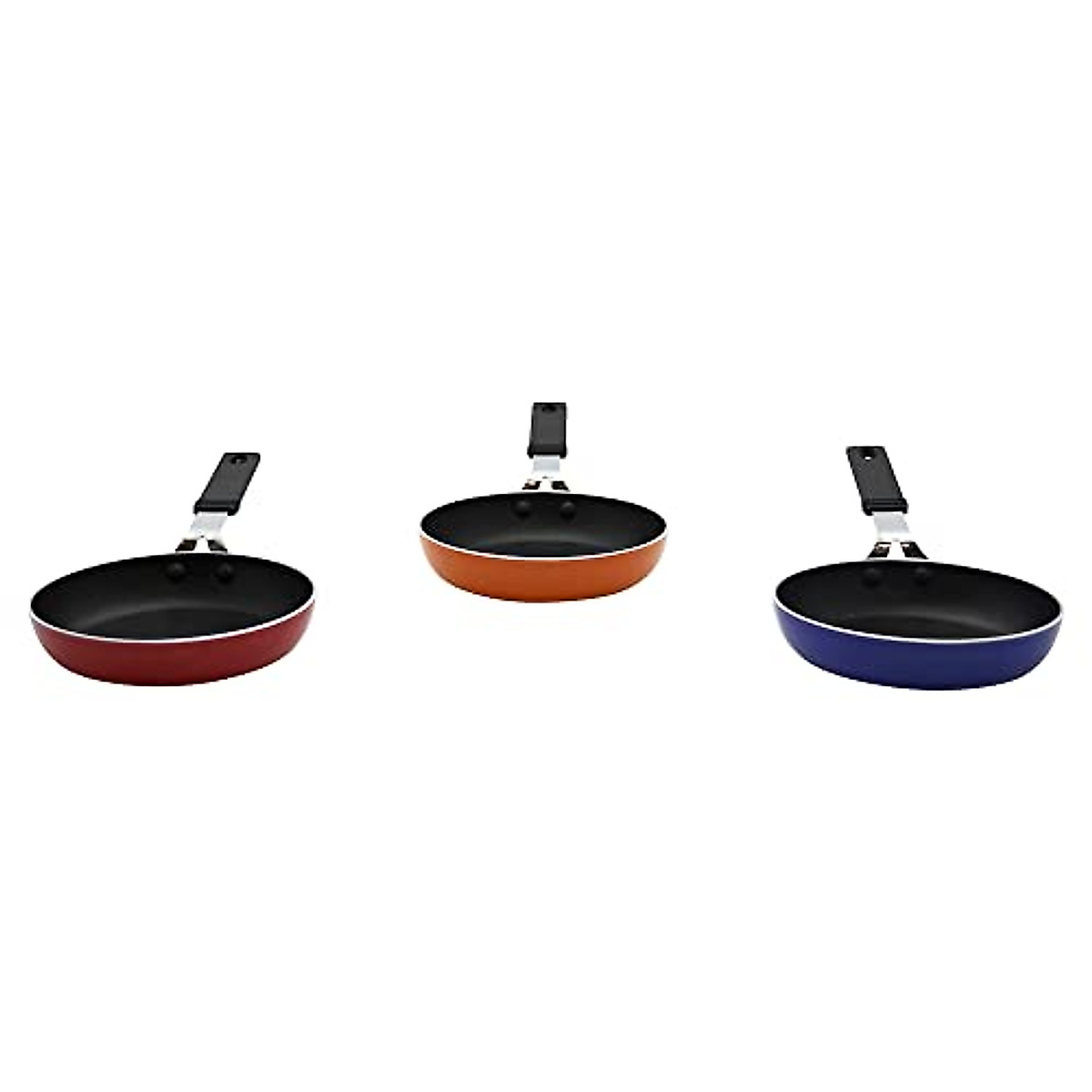 Imusa USA 6'' Mini-Egg Pan in either Red, Orange or Blue, Surprise Color