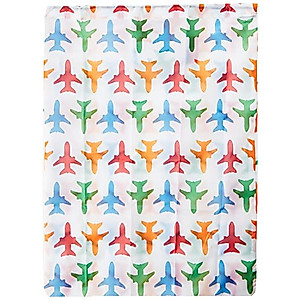 Kikkerland Airplane Travel Laundry Bag, 1 EA, Multi-Colored