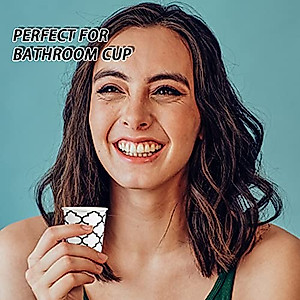 [300 Pack] 3 oz Disposable Paper Cups, Small Mouthwash Cups 3 OZ, Mini Bathroom Cups, Paper Coffee Cups 3 Ounce for Bathroom, Supermarket, Birthday Party, Travel, Events, Picnic, BBQ